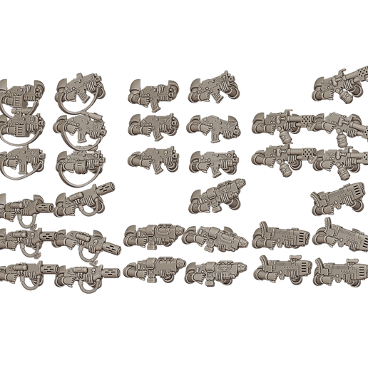 🔫 Arsenal of Ranged Weapons・ 3D File for 3D printing・Cults