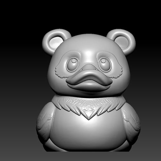 🦆 Rubber Duck - Kungfu PanDa model - 3d print・ 3D File for 3D printing ...