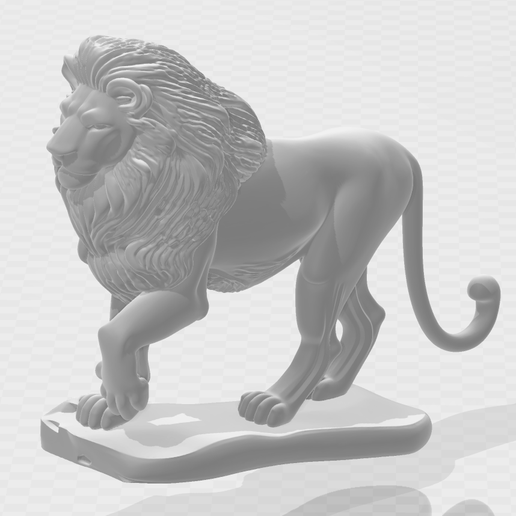 🦁 Lion・ STL File for 3D printing・Cults