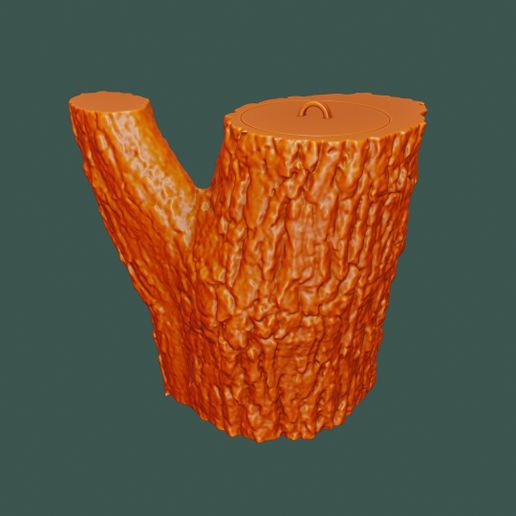 🌳 Tree trunk container・ STL File for 3D printing・Cults