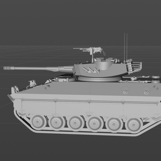 🤌 Modelo 3D del vehículo blindado italiano C13 T90・Archivo OBJ para ...