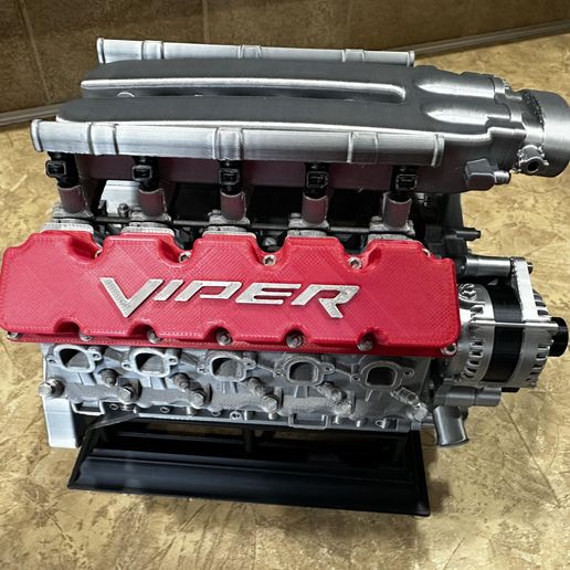 🐏 DODGE VIPER V10 - ENGINE・3D Print with the x1c and k1 max 3D printer ...