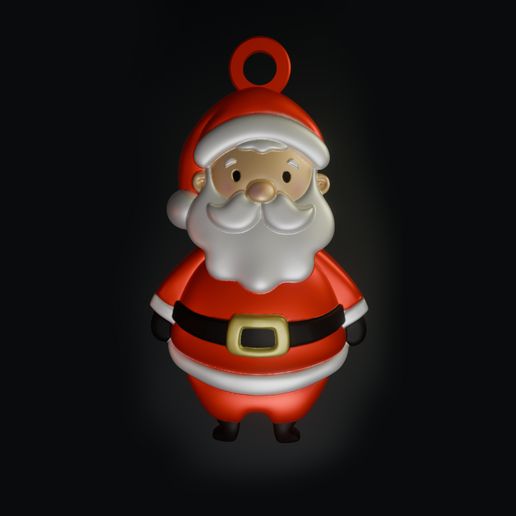 🎅 Santa・ STL File for 3D printing and CNC machining - Laser cutting・Cults