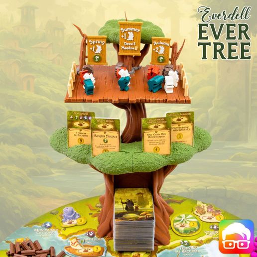 🌳 Everdell Tree - 3d Printable Replacement for the Original Cardboard ...