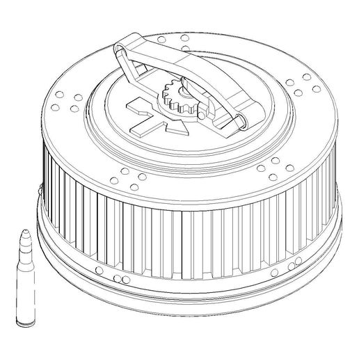 🪖 REIBEL MAC 31 Magazine and Bullets・Archivo STL para Impresión 3D・Cults