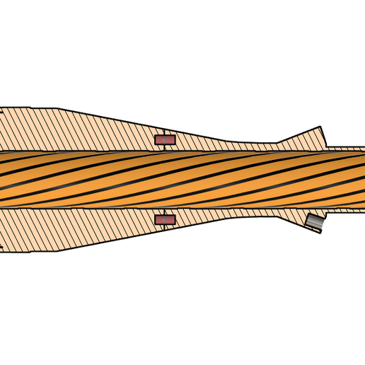 🔫 PG-7 RPG Warhead Airsoft for Tag rounds・ STL File for 3D printing・Cults