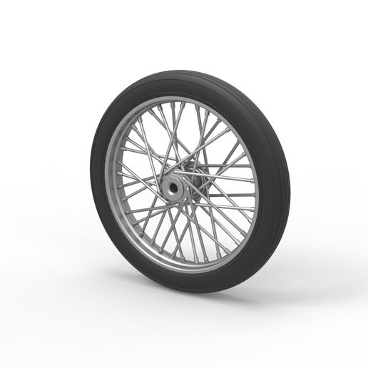 🛞 Diecast Front wire wheel of vintage dragster Scale 1:25・ 3D File for ...