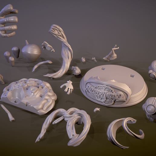 🎨 Razputin Aquato - Psychonauts 2 fan art 3d print figurine・ 3D File ...