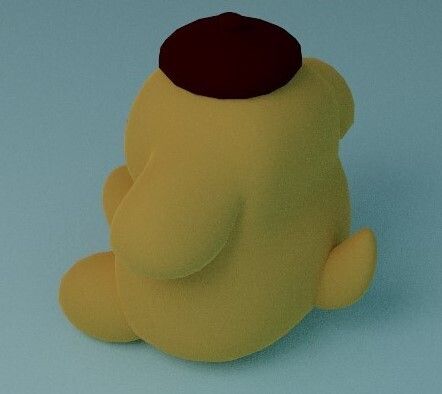 STL file Pom pom purin eating - Hello kitty Statue 👋 ・3D printing ...