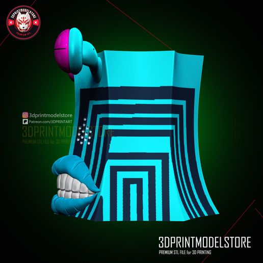 3D file Alien Serpo Mask - Dandadan Okarun Cosplay - Anime Props 👽 ・3D ...