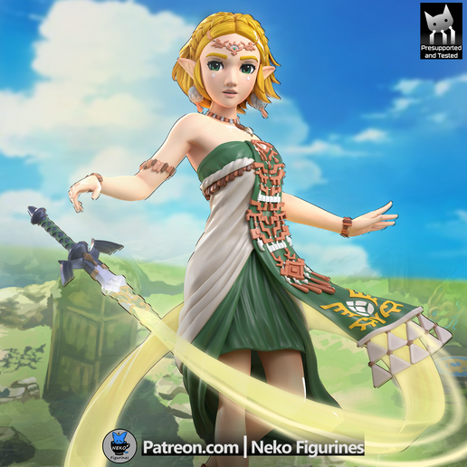 🔗 Zelda - Legend of Zelda Game Figure For 3D Printing・ 3D File for 3D ...