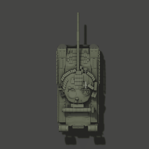 🪖 T-80BV・ 3D File for 3D printing・Cults