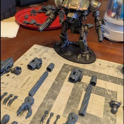 🔥 Project Dark Quixote-28mm Modular Nightmare Mech・ 3D File for 3D ...