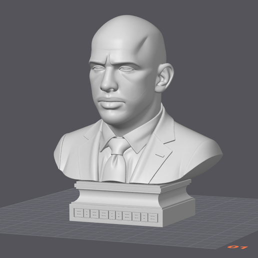👤 Busto de Andrew Tate – Modelo 3D de figura pública contemporánea ...