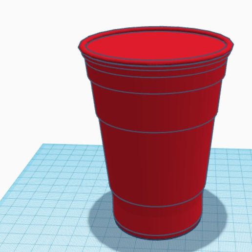 👽 Red Solo inspired cup・Free STL File for ・Cults