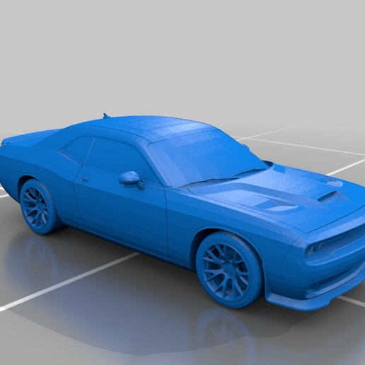🚗 Dodge Challenger Hellcat Version・Free 3D File for ・Cults