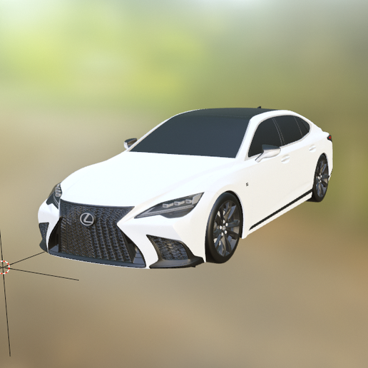 🚗 Lexus LS500・Arquivo 3D para Impressão 3D・Cults