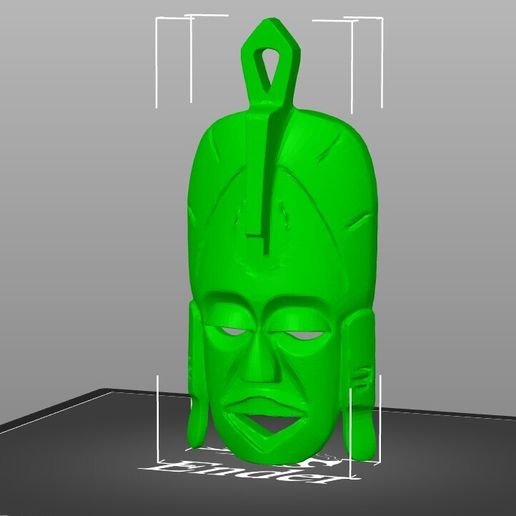 STL file Traditional Wooden mask 🪵 ・3D printable design to download・Cults