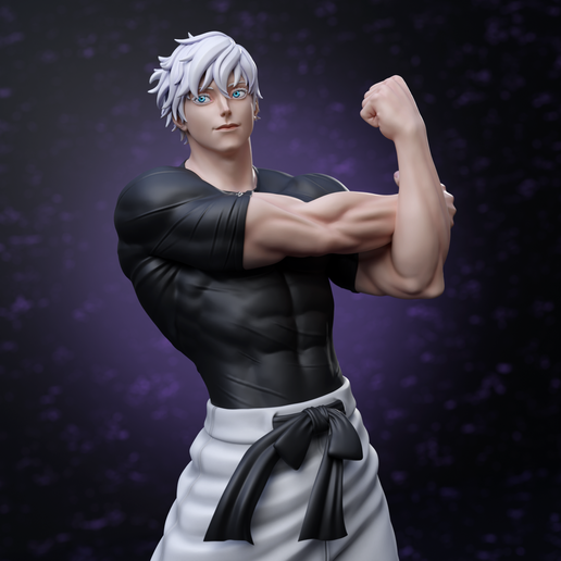 🗿 Satoru Gojo - Jujutsu Kaisen・ 3D File for 3D printing・Cults