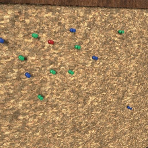 3D file Pin Board 3D Model 🧷 ・Model to download and 3D print・Cults