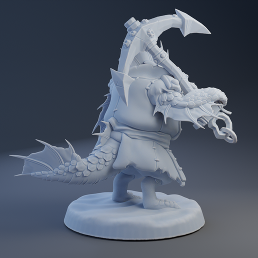 🏴‍☠️ Locathah Pirate Warrior・ STL File for 3D printing・Cults