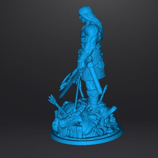 STL file CONAN MINIATURE MODEL FIGURE FOR FANTASY GAMES RPG AND DND 🪖 ...