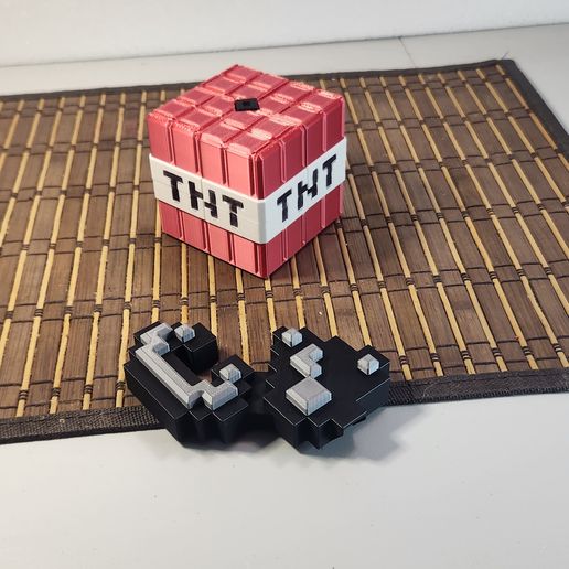 🤯 Exploding TNT - (Minecraft)・3D Print with the Bambu Lab P1S 3D ...