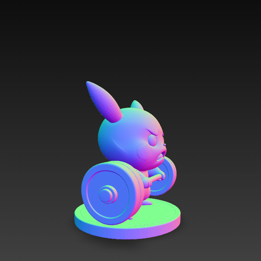 🐉 Pikachu olympic heavyweight・ STL File for 3D printing・Cults