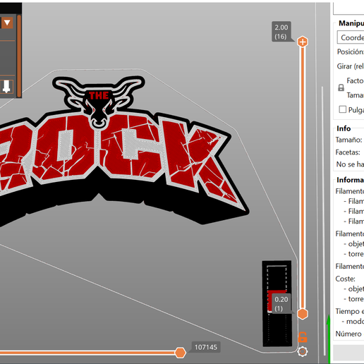 🪨 The Rock Logo・Free 3MF File for 3D printing・Cults