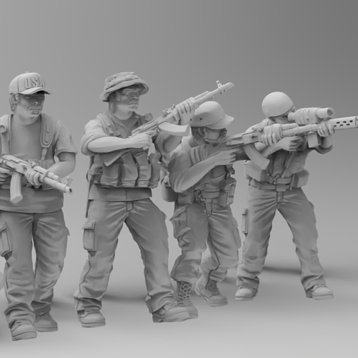 STL file rebel forces 🪖 ・3D print design to download・Cults