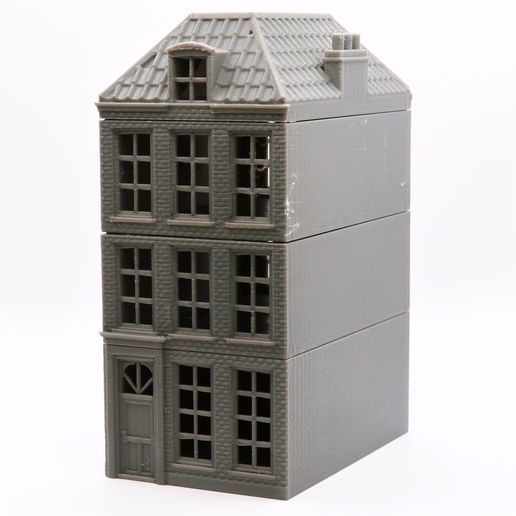 STL file Dutch Row House Arnhem DST2 - Wargaming Terrain / Model ...