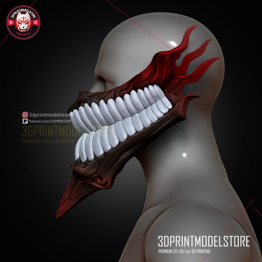 🪖 Dandadan Okarun Cosplay Mask - Premium STL High Quality・ 3D File for ...