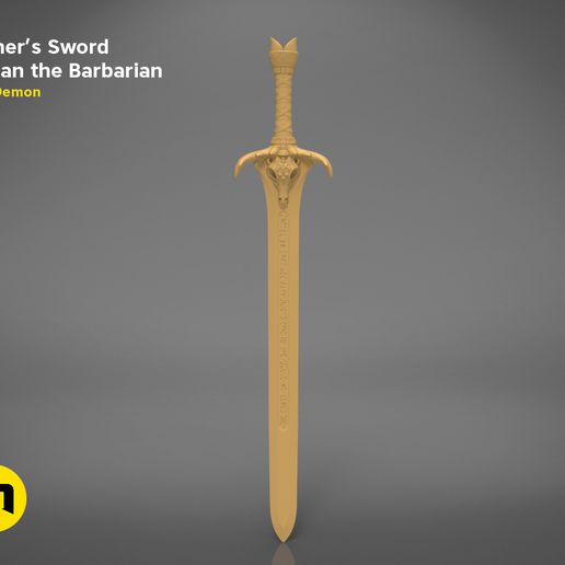 🗡️ Father’s Sword - Conan the Barbarian・ 3D File for 3D printing・Cults
