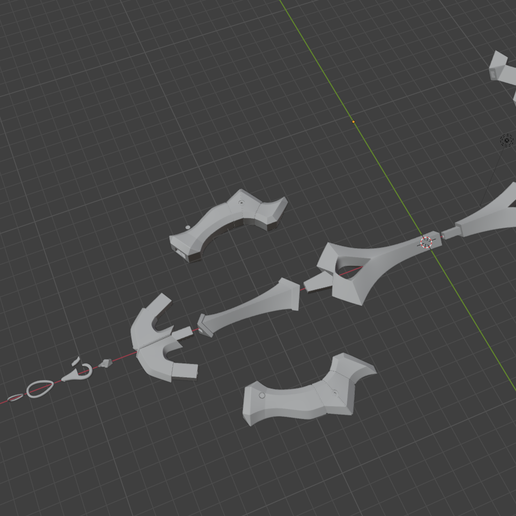🎭 Rainfell Keyblade - 3d printing・ 3D File for 3D printing・Cults