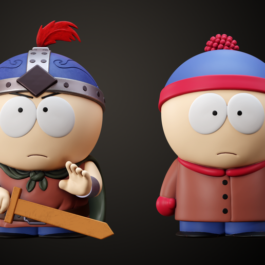 Archivo STL South Park Stan Models 👾 ・Plan para descargar y imprimir en ...