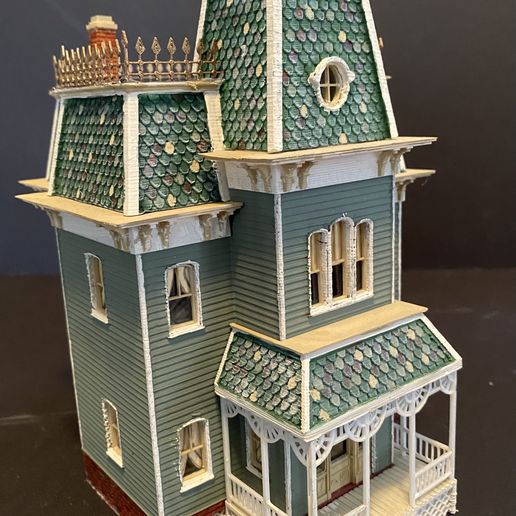 🏠 HO SCALE VICTORIAN HOUSE "THE BATES HOUSE"・ STL File for 3D printing ...