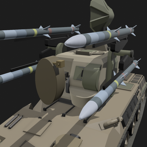 🪖 Scud Missile Tank ( 1/18 Scale Prop )・ STL File for 3D printing・Cults