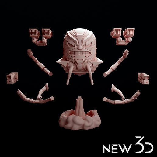 🐜 MODOK 3D model ant man and the wasp・ STL File for ・Cults