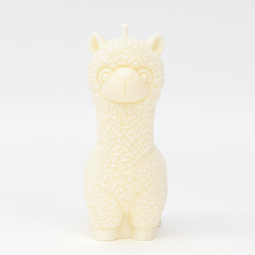 🔥 FLAME - ALPACA - LLAMA CANDLE - ALPACA CANDLE・ STL File for 3D ...