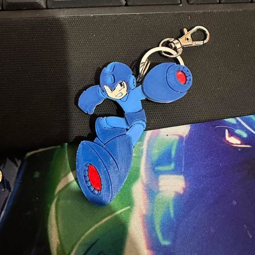 🗝️ MEGAMAN KEYCHAIN / KEYCHAIN (STL AND 3MF)・Impressão 3D com a ...