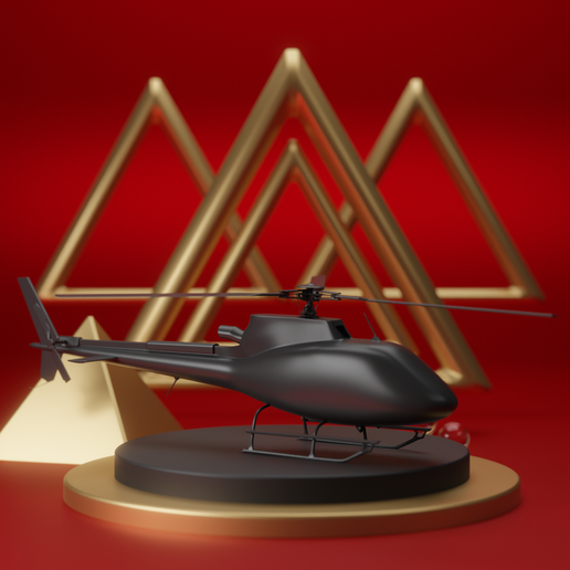️ Airbus H125・ STL File for 3D printing・Cults