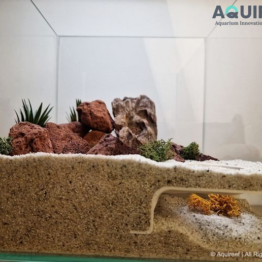 🌋 Volcano Terrarium & Aquarium Corner Cave | Fish Shelter & Terrarium ...
