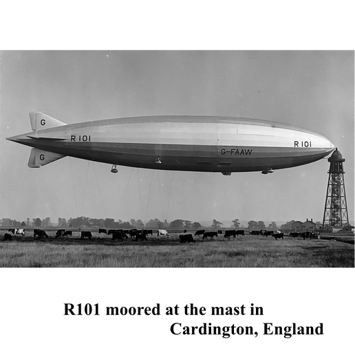 ️ R101 Airship 1930 in 1:600 and 1:700 scale・ 3D File for 3D printing・Cults