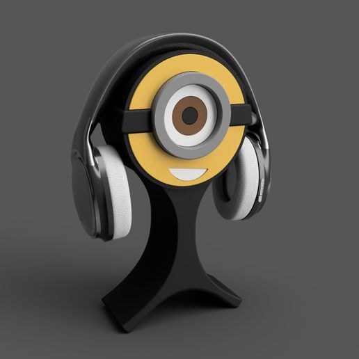 STL file Minion Stuart Headset Stand 👹 (3MF)・3D printable model to ...