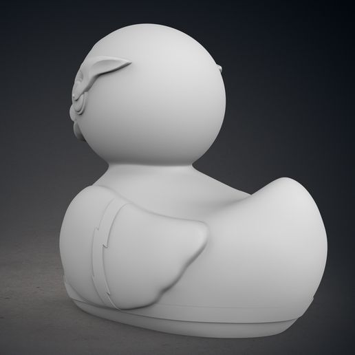🦆 Cute The Flash Rubber Duck・ STL File for 3D printing・Cults