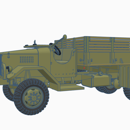 🚚 FWD Har-1 cargo truck・ STL File for 3D printing・Cults
