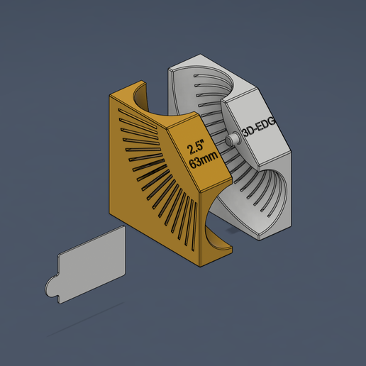 🧞‍♂️ 2.5" 63.5mm 84mm CLR Mandrel Bend cut jig・ STL File for 3D ...