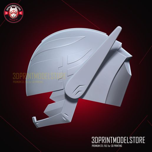 🪖 Go Go Loser Ranger Reject Red Keeper Helmet Cosplay STL・ 3D File for ...