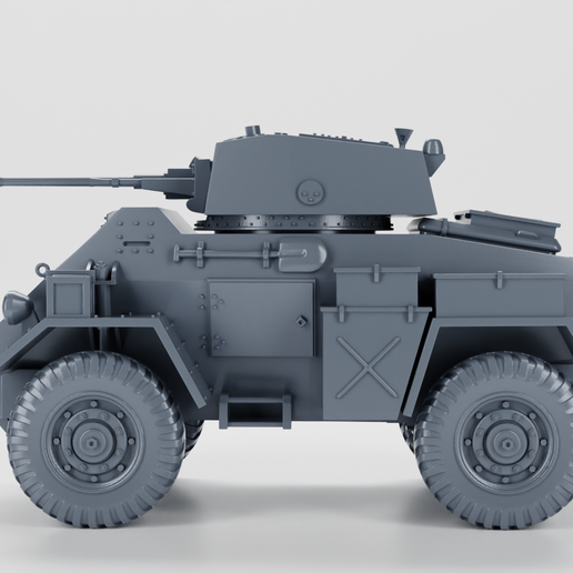 🚗 Humber Armored Car Mk.IV (UK, WW2)・ 3D File for 3D printing・Cults