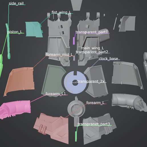 🎭 Arcane Vi Mechanical Gauntlet・ 3D File for 3D printing・Cults